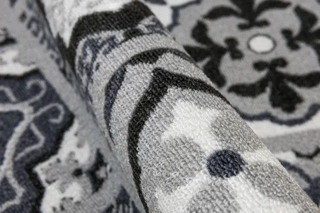 Protiskluzový koberec PATCHWORK 19 New šedý