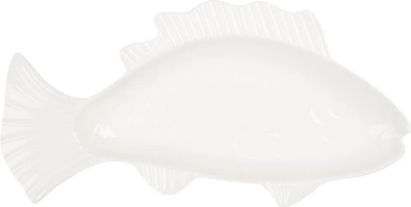 Bílá miska / talíř ve tvaru ryby Fish Bowl - 30*15*3 cm / 150 ml
