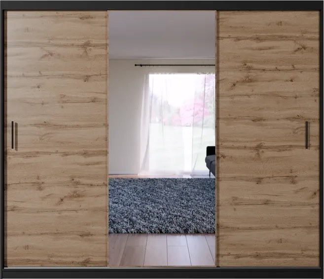 GiB Meble Šatní skříň BREGI SZ250 Barva: bílá