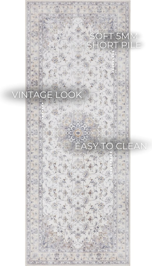 ELLE Decoration, Kusový koberec Imagination 104201 Light/Grey z kolekce Elle, 80x150, šedá, obývací pokoj