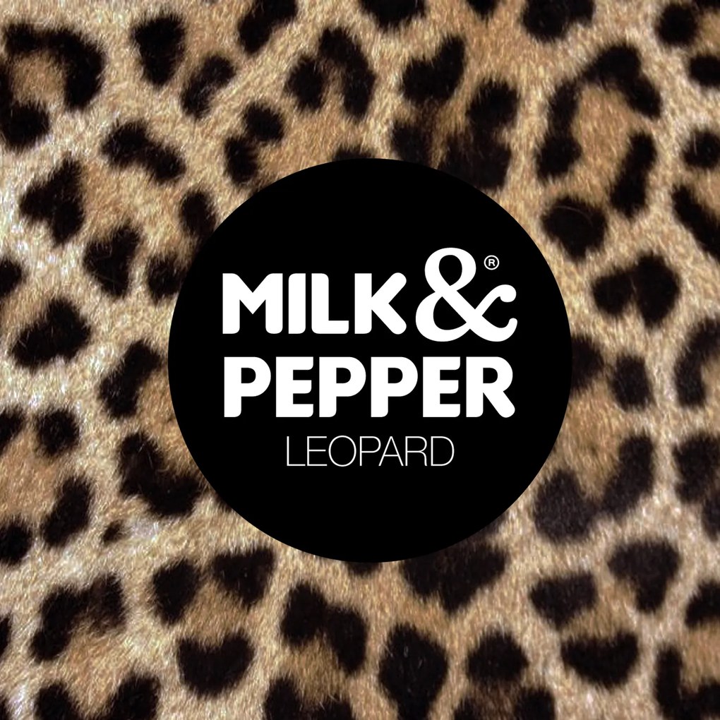 MILK&PEPPER Milkandpepper Obojek pro pro psy Leopard Velikost: 45x2 cm