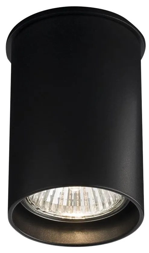 Shilo-Amplex Shilo 1109 - Bodové svítidlo ARIDA 1xGU10/15W/230V 9 cm černá AML0003