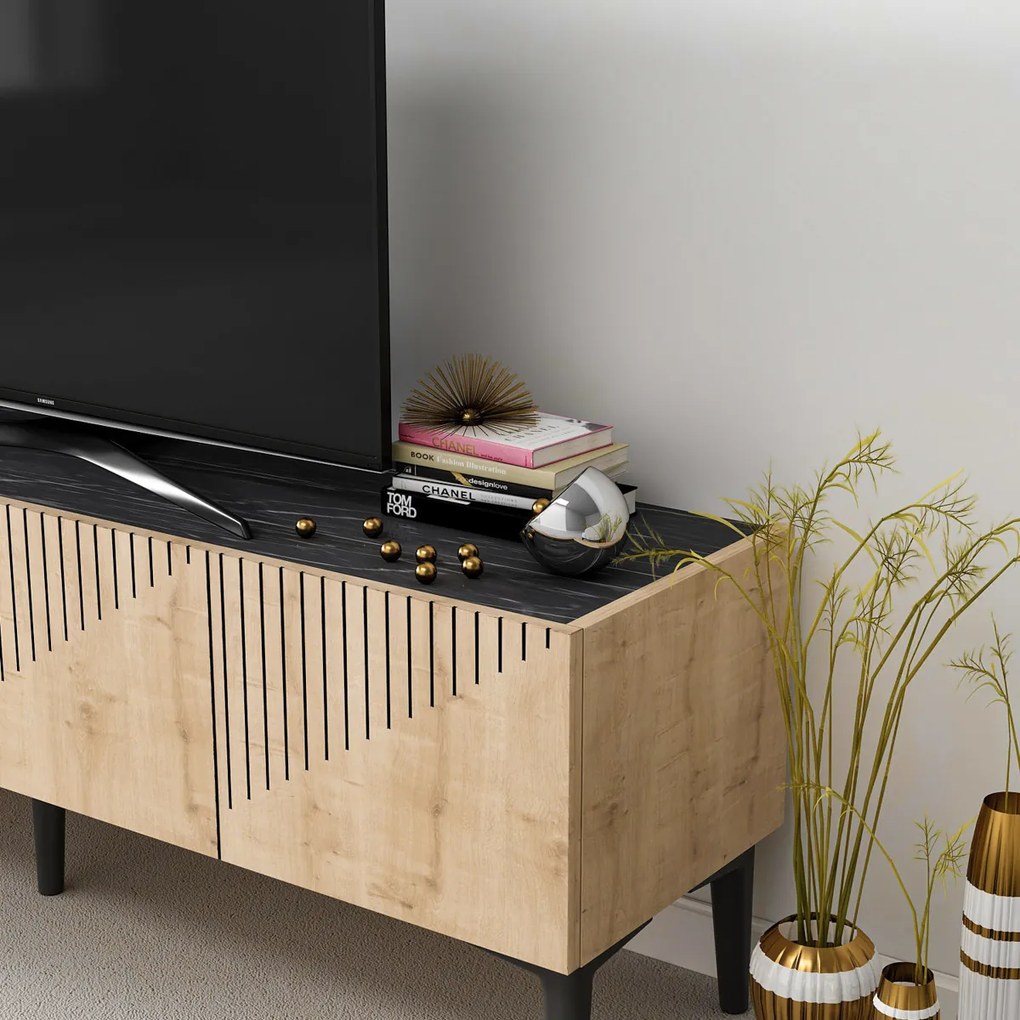 Televizní stolek Draw Sapphire Oak