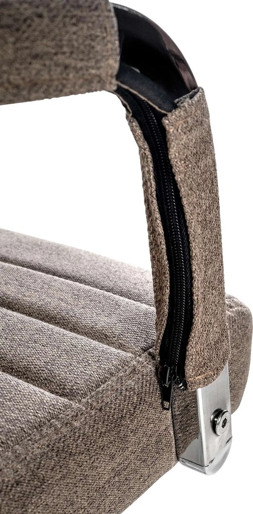 Kancelářská židle Amadora látka – taupe