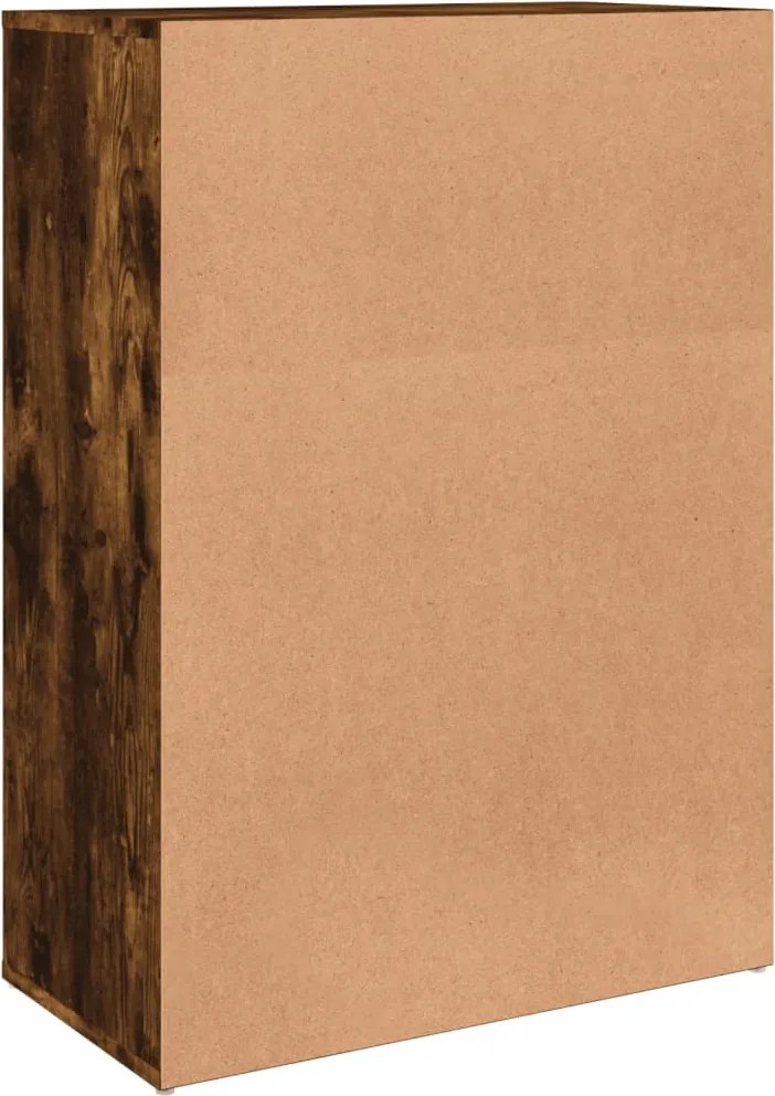 Příborníky 2 ks kouřový dub 60 x 31 x 84 cm kompozitní dřevo 3276585