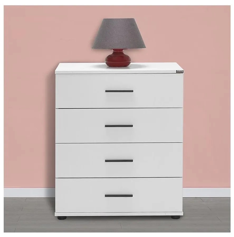 Adore Furniture | Komoda 78x65 cm bílá | AD0106