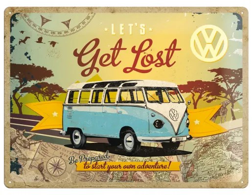 Nostalgic Art Cedule 30x40 VW Let's Get Lost NA23155