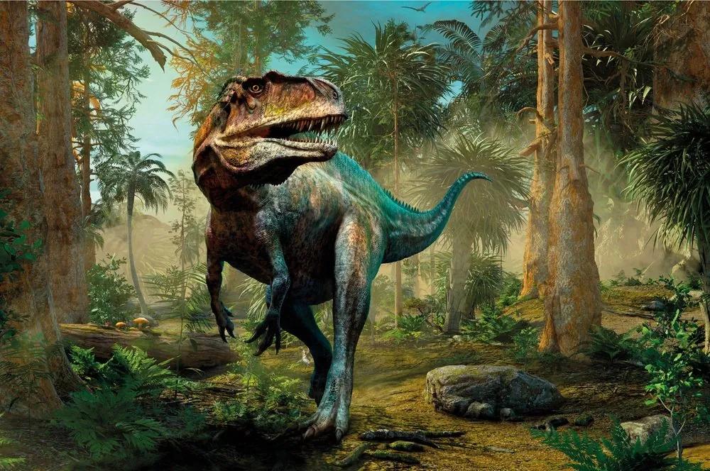 Tapeta svět dinosaurů - 450x300 cm
