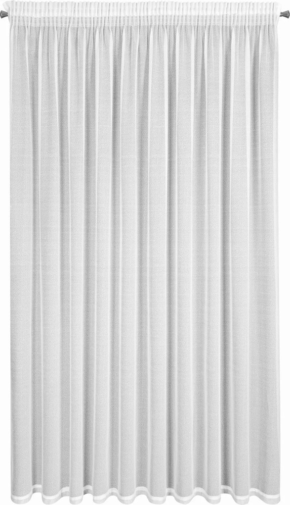 ZÁCLONA NA PÁSCE VANESA 350X270 CM BÍLÁ