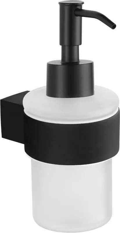Mexen Adox, nástěnný dávkovač mýdla, černá matná, 70182388-70