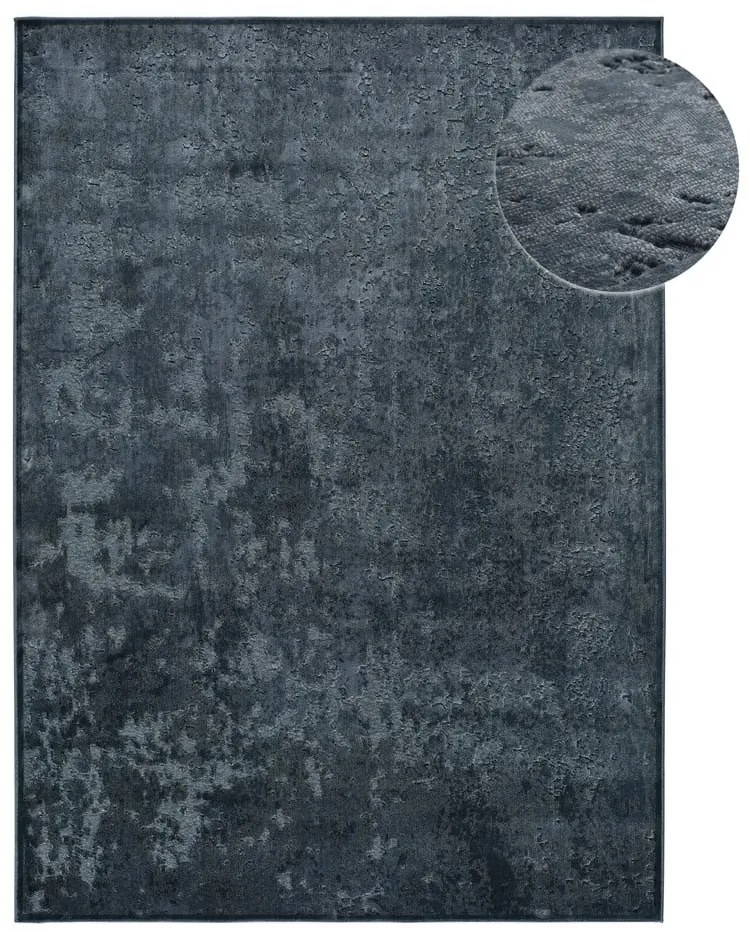 Modrý koberec z viskózy Universal Margot Azul, 140 x 200 cm
