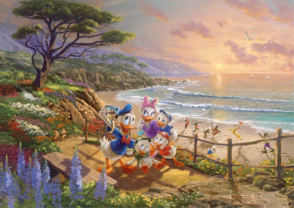 Schmidt puzzle donald & daisy: kačeří odpoledne 1000 dílků