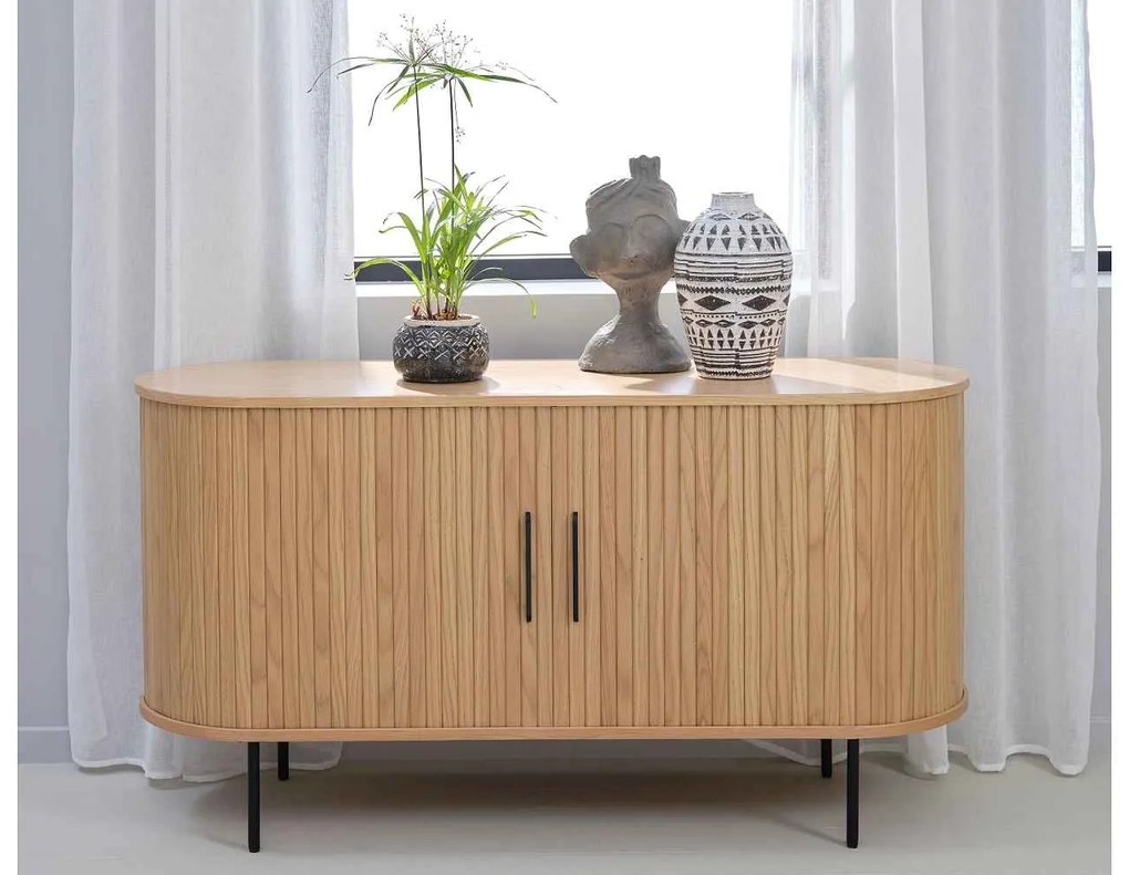 Designová komoda Vasiliy 140 cm přírodní dub