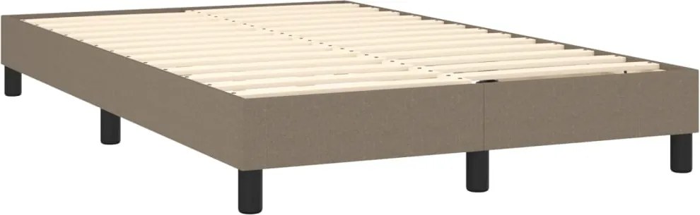 Box spring postel s matrací taupe 120x200 cm textil 3140285