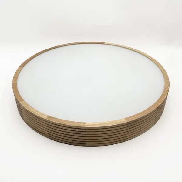 Brilagi - LED Stropní svítidlo CARVALHO MODERN 4xE27/60W/230V dub pr. 57,5 cm