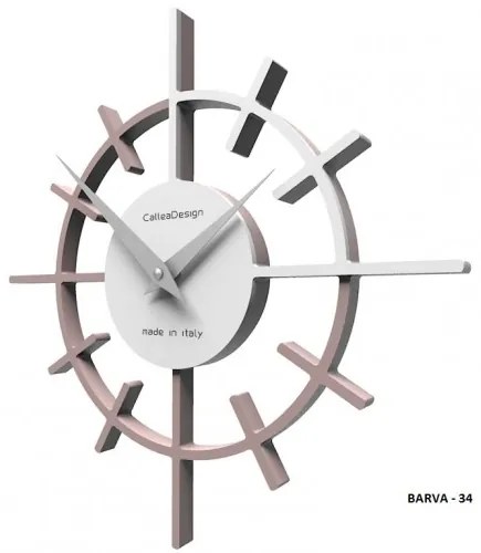 Designové hodiny 10-018 CalleaDesign Crosshair 29cm (více barevných variant) Barva oranžová-63 - RAL2004