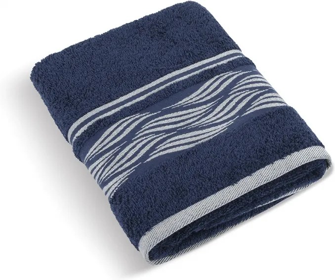 Bellatex froté ručník Vlnka 50x100 cm modrý