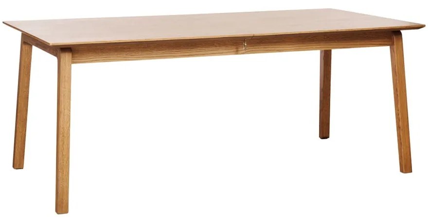 Rozkládací jídelní stůl s deskou v dubovém dekoru 95x190 cm Bari – Unique Furniture