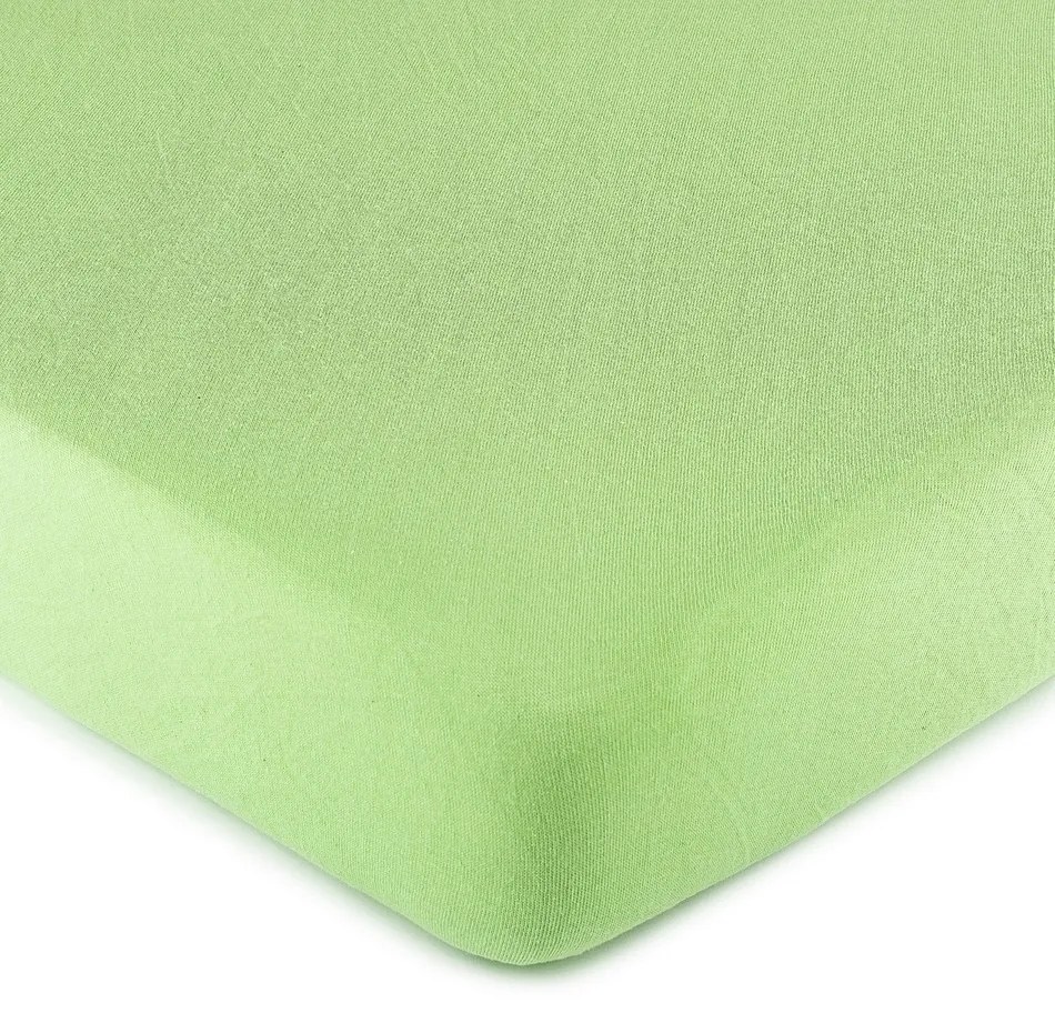 4Home Jersey prostěradlo zelená