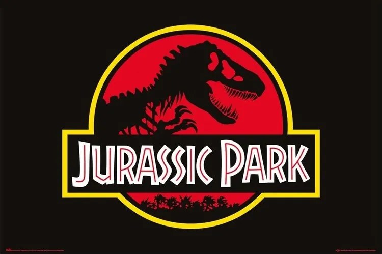 Plakát, Obraz - Jurassic Park - Logo, (91.5 x 61 cm)