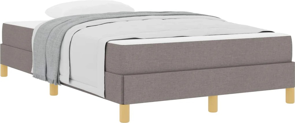 Postel s boxspringem Taupe 120 x 190 cm textil 3398553