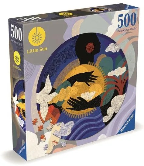 Puzzle ravensburger 120007630 kruhové puzzle: little sun - správný pocit