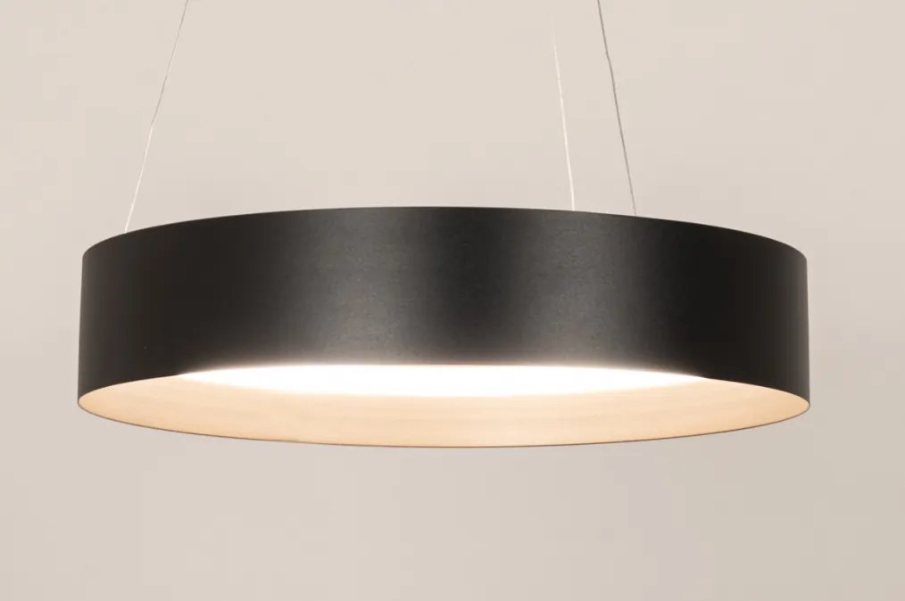 Závěsné stmívatelné LED svítidlo s dálkovým ovladačem Venus Black 50