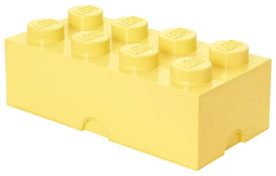 Světle žlutý úložný box LEGO®