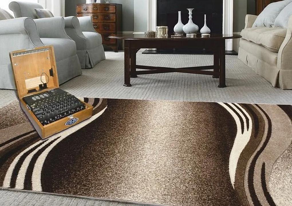 Kusový koberec ENIGMA 9358 BROWN 80x150cm