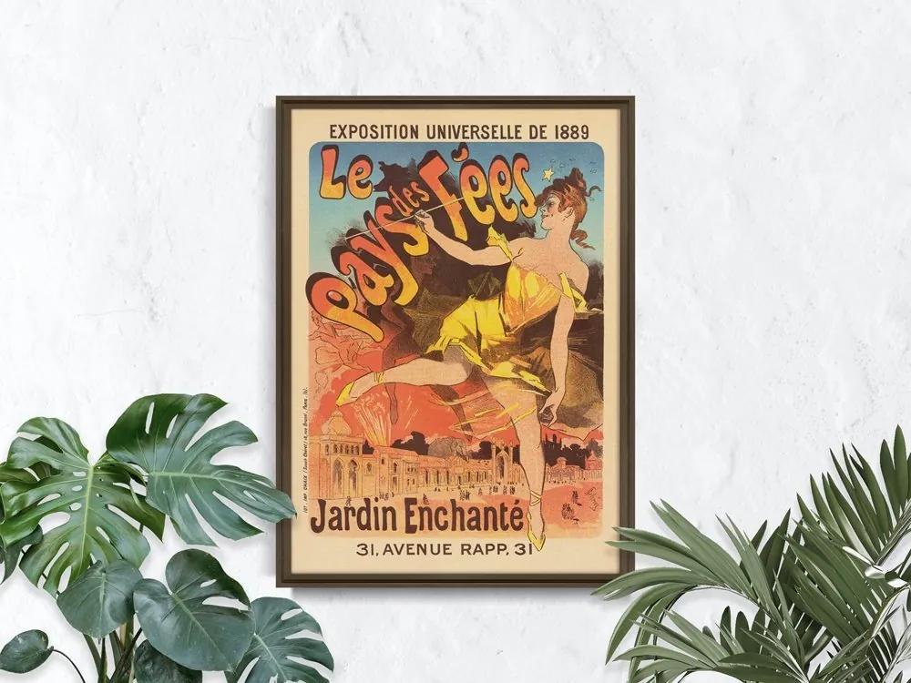 Retro plakát Expozice Universelle de 1889, Le Platí DES Poplatky