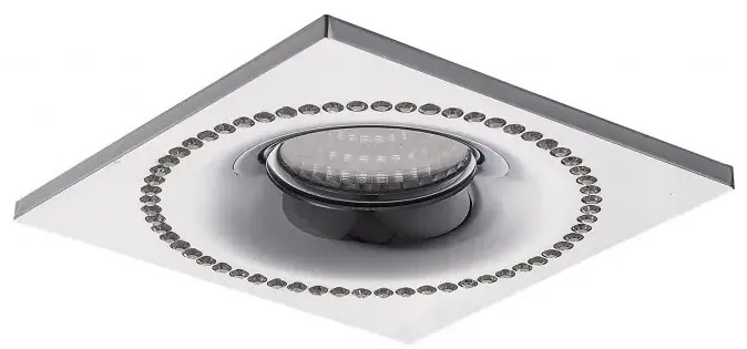 Podhledové svítidlo Simon square chrom