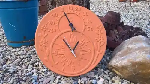 Venkovní keramické hodiny s teploměrem - DS | Biano