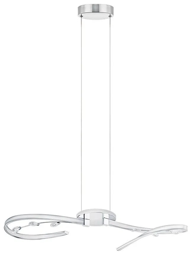 Eglo Eglo 97488 - LED Křišťálový lustr na lanku VALLEMARE 1 2xLED/8W/230V EG97488