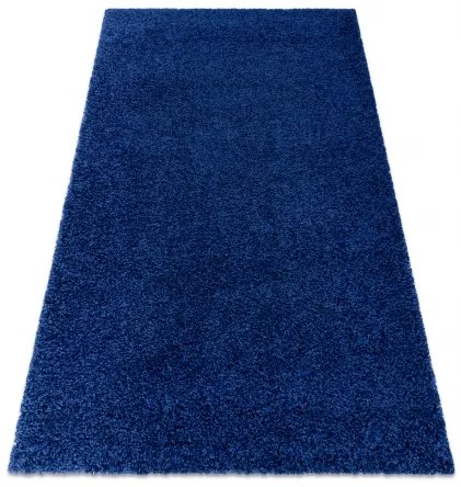 Dywany Luszczow Kusový koberec SOFFI shaggy 5 cm tmavě modrý Rozměr koberce: 140 x 190 cm