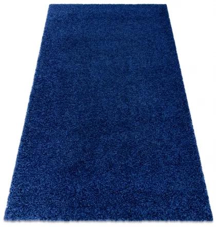 Dywany Luszczow Kusový koberec SOFFI shaggy 5 cm tmavě modrý Rozměr koberce: 60 x 300 cm