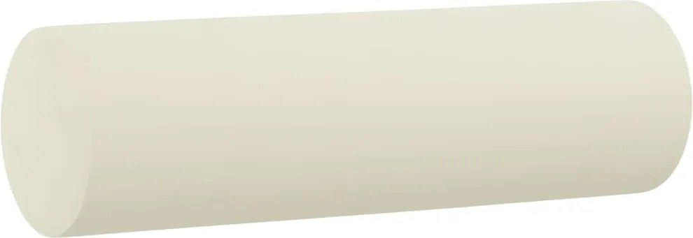 2místná pohovka s polštáři krémová 120 cm samet 3200879