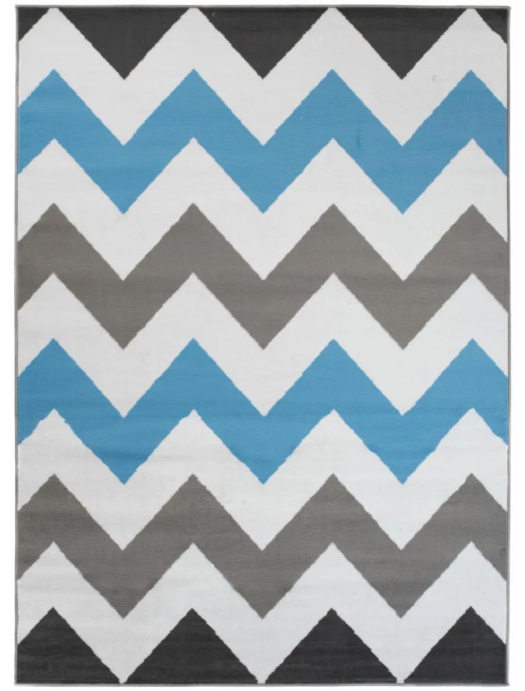 Kusový koberec PP Zero modrý, Velikosti 80x150cm