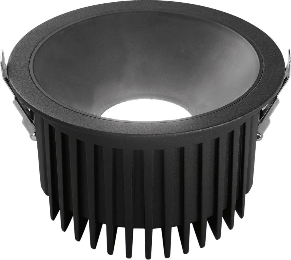 FAN INC-QUANTUM-R40-NER Zápustné venkovní svítidlo LED Quantum, hliník, černé, 40 W, 4300 lm, CCT, 18,5 x 18,5 x 10,9 cm, IP44 - FANEUROPE
