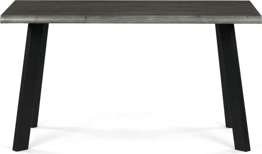 Jídelní stůl HT-F4514 GREY, mdf, šedý dub (140 x 80) cm hnědá
