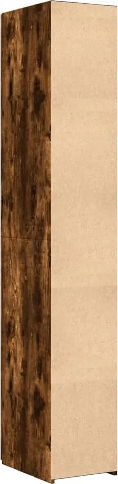 Skříň highboard kouřový dub 30 x 42,5 x 185 cm kompozitní dřevo 3281396