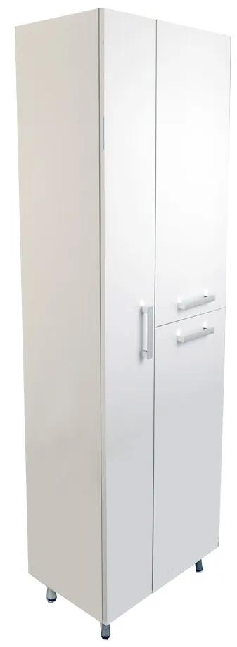 BPS-koupelny Doplňková koupelnová skříňka vysoká Luka V 55 s úložným prostorem na vysoké věci