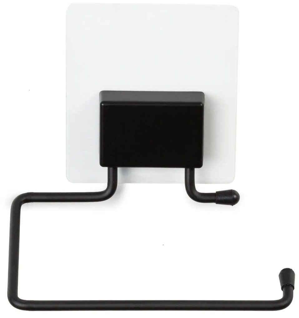 Samolepicí držák toaletního papíru Compactor Bestlock Black Magic systém bez vrtání