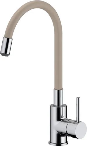 Dřezová baterie Ceramia S-Line Pro se silikonovým ramínkem béžová/chrom SIKOBSLPRO290BE