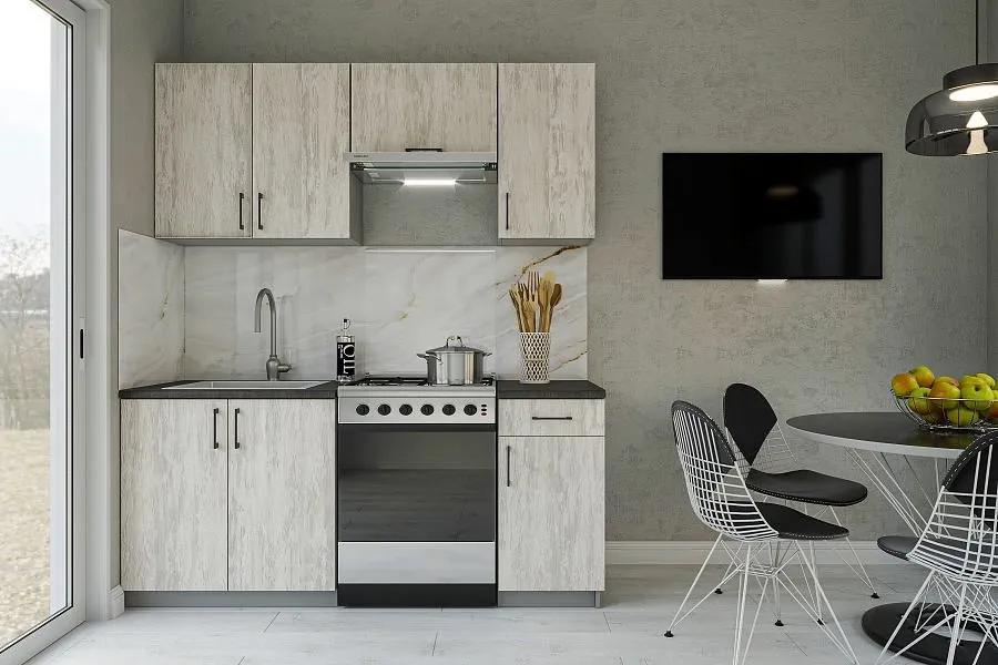 Casarredo - Komfort nábytek Kuchyňská linka180 SONIA artwood light/stone gray