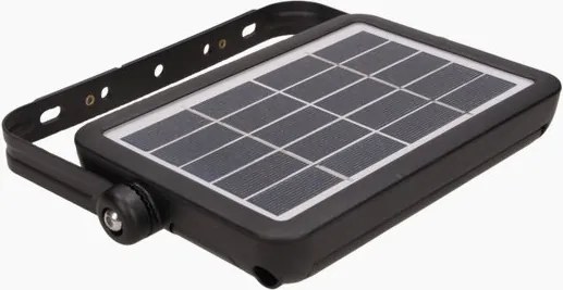 Solární reflektor ORNO AD-SL-6108BLR4, 500lm, IP65, 4000K, 2x1500mAh, černá