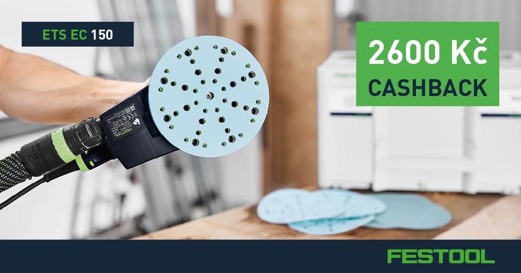 Festool | Excentrická bruska ETS EC 150/5 EQ