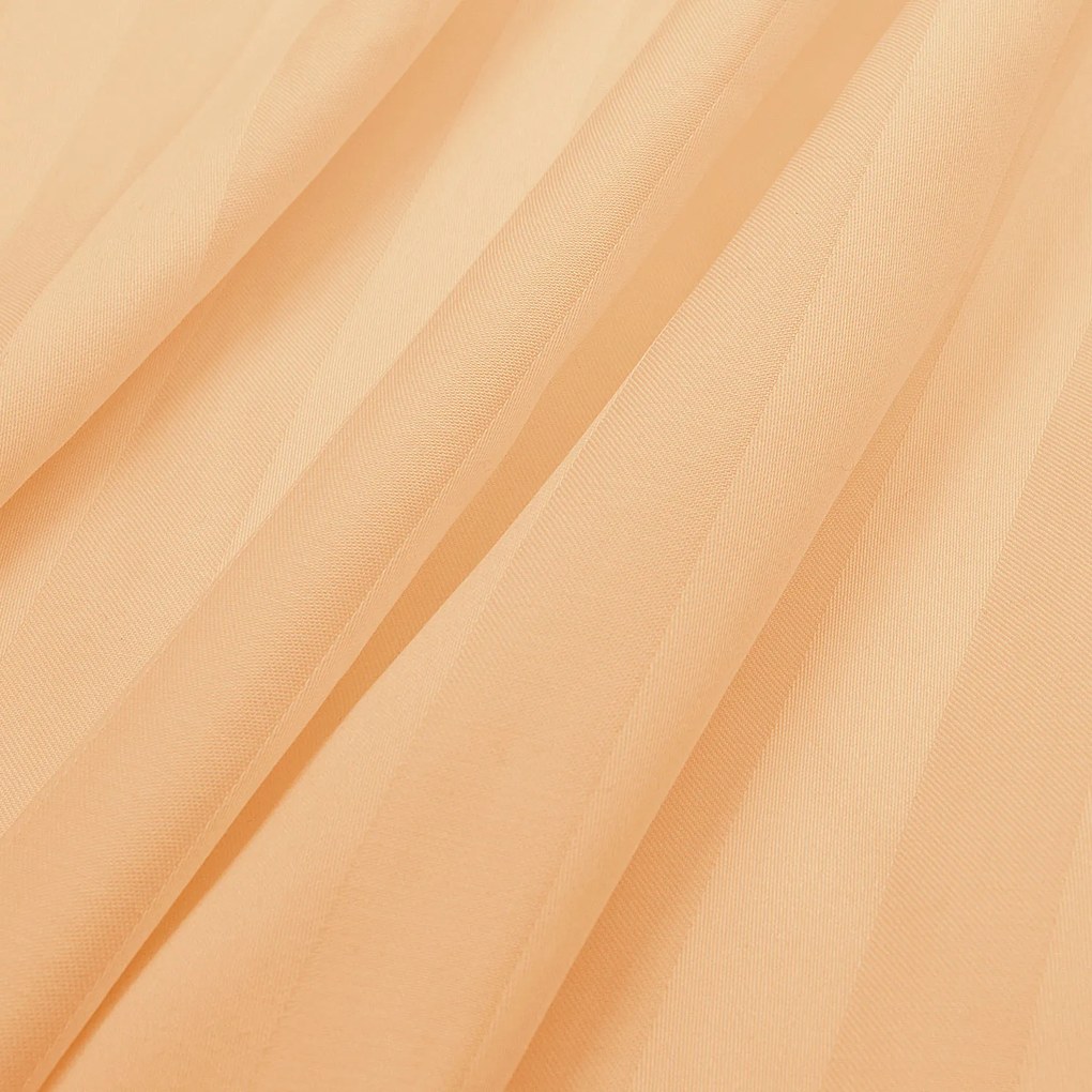 Darymex Bambusový povlak na polštář 40x40 béžový pruhovaný bavlněný satén jednobarevný Bamboo 23
