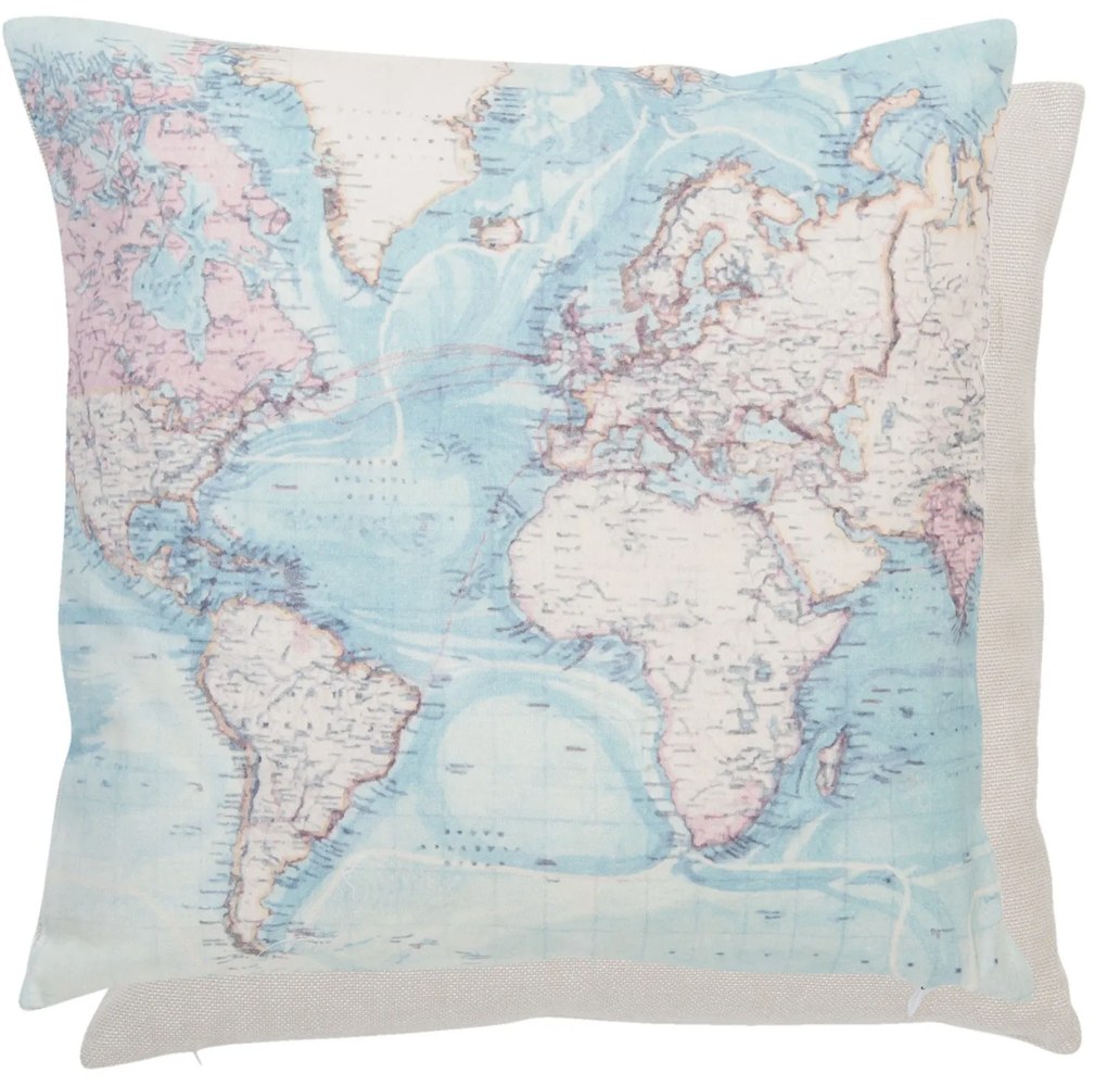 Povlak na polštář Map - 40*40 cm