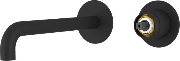 Sapho Sapho, ULTRAMIX tělo 2-prvkové podomítkové baterie, hubice 20cm, černá mat, UT018B-1