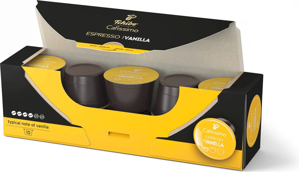Cafissimo Flavoured Espresso – Vanilla – 80 kapslí - Intenzita: 4/6